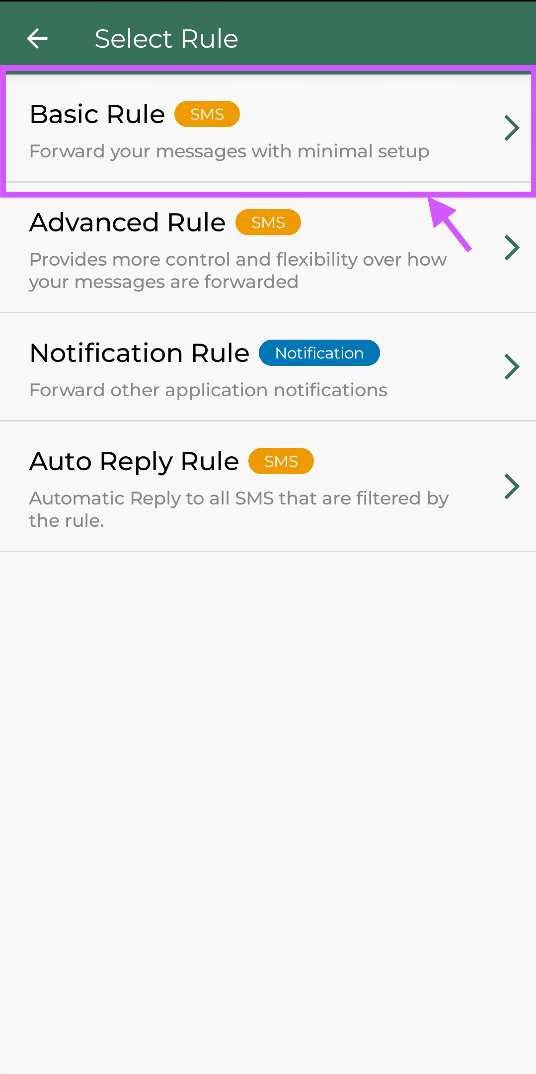Forward SMS - How to forward text to email